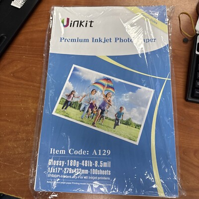 Glossy Inkjet Photo Paper 8.5X14 Inches Professional Glossy ...