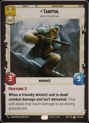 Star Wars Unlimited - Tarfful (Kashyyyk Chieftain) - Standard | eBay