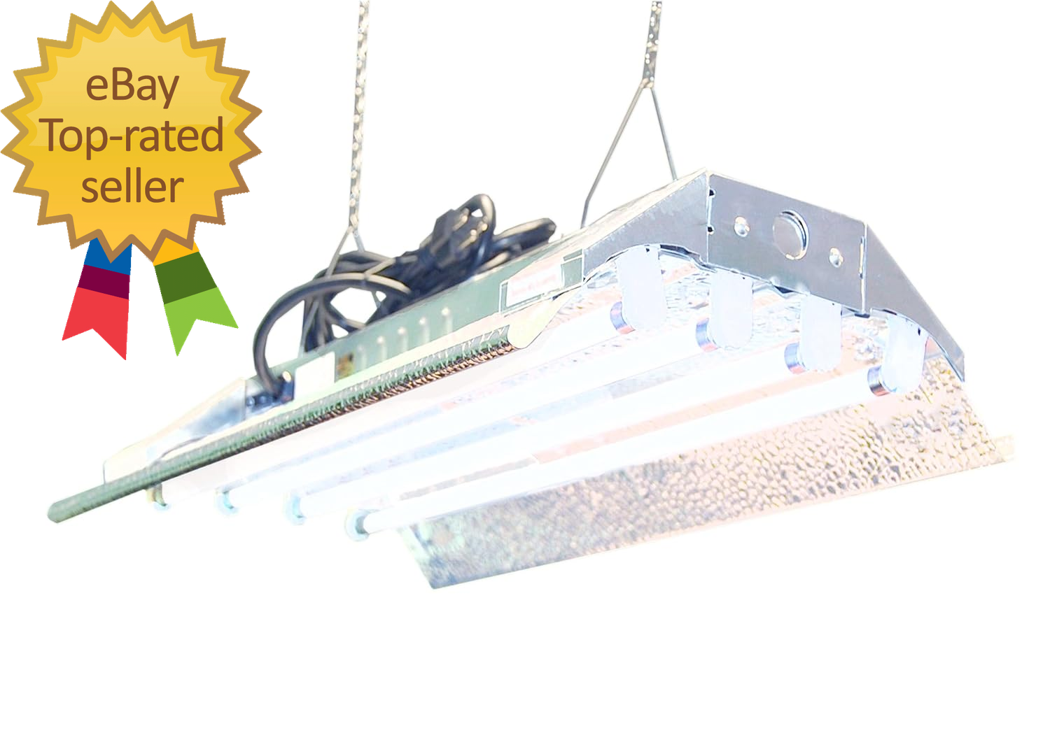 T5 Grow Light 2 FT 4 Lamps - DL824 HO Fluorescent Hydroponic Fixture ...