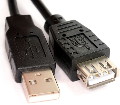 20CM Short USB Extension Cable Lead USB 2.0 A Male Plug to A Female ...