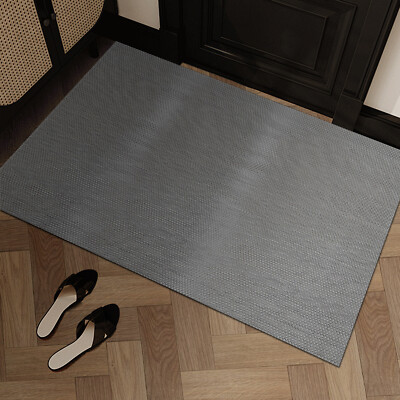 5mm PVC Cut-out Anti-slip Floor Mat Grey Pool Bathroom Shower Wet Area ...