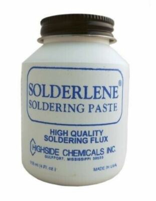 HIGH SIDE CHEMICAL SOLDERLENE LOW TEMP PASTE FLUX 4OZ JAR HS30004 | eBay