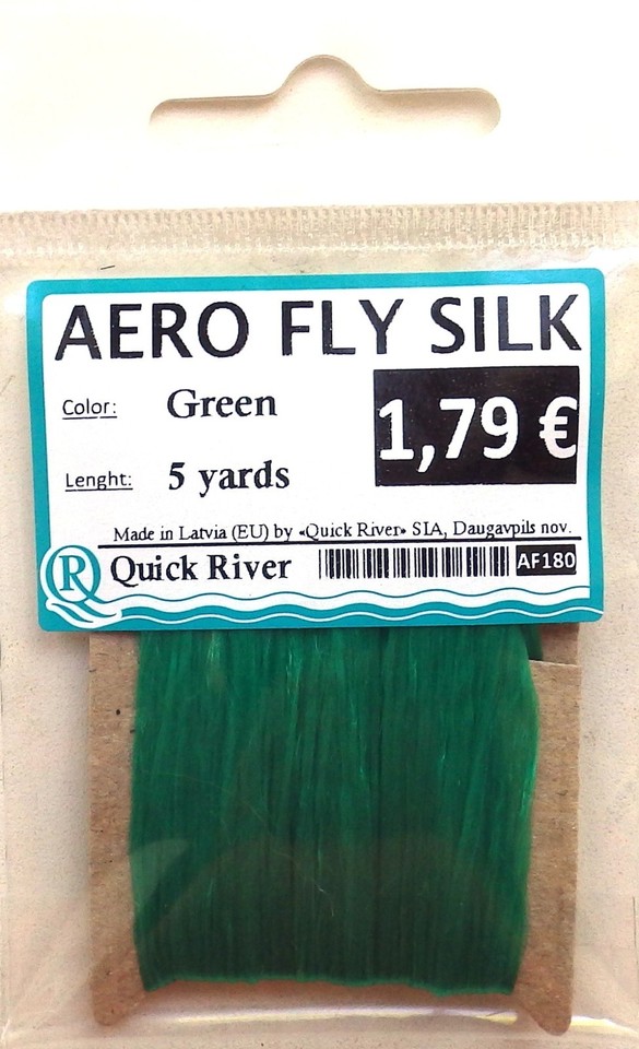 8x AERO FLY SILK POLYPROPYLENE FINE YARN SET fly tying materials Set of ...