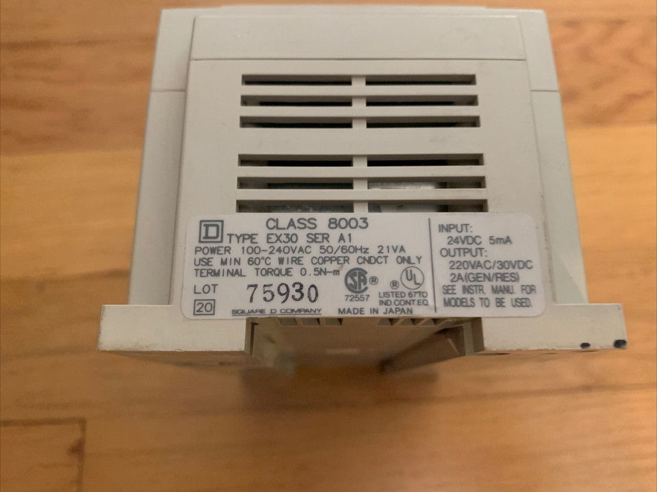 MICRO-1 EXPANSION MODULE Class 8003 EX30 Ser A1 | eBay