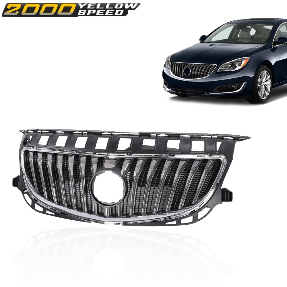 Front Upper Bumper Chrome Radiator Grille Grill Fit For Buick Regal ...