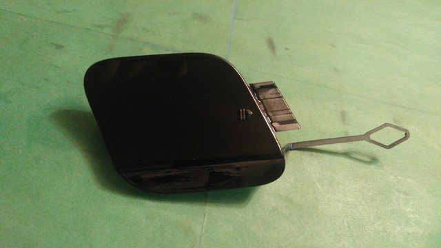 14-17 MERCEDES W222 S Class Rear Bumper Tow Hook Cover White OEM ...