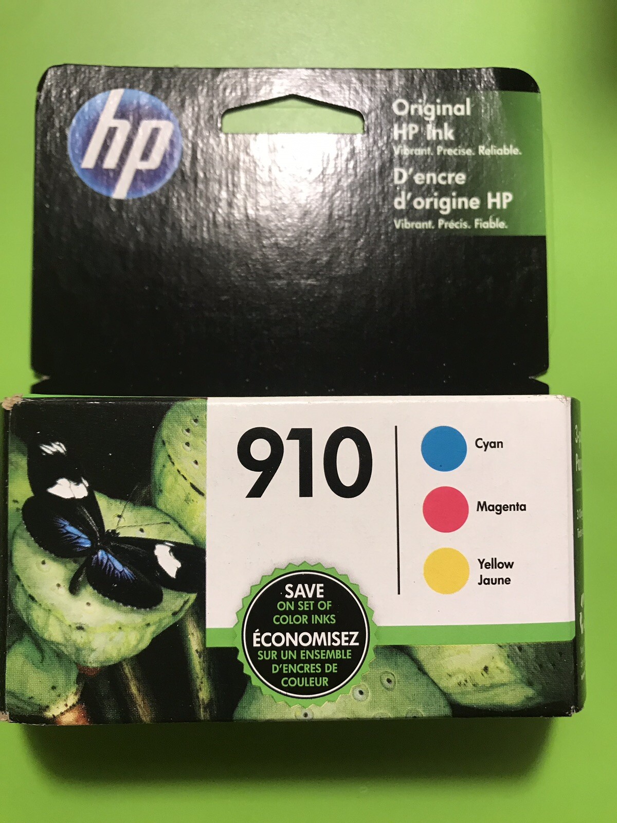 Genuine HP 910 Ink Cartridge Combo-C/M/Y-for HP8022 8028 Printer-3PK ...