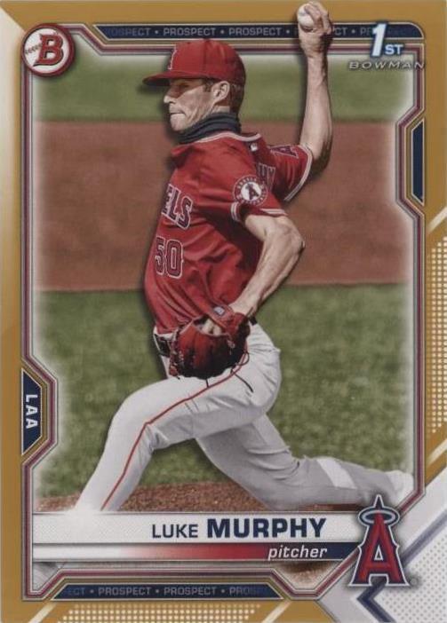 2021 Bowman Draft - Luke Murphy #BD-167 Gold /50 (RC) for sale online ...