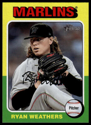 2024 Topps Heritage Ryan Weathers #136 | eBay