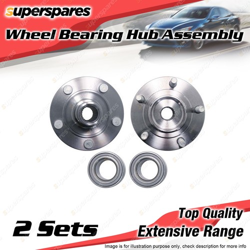 2x Rear Wheel Bearing Hub Assembly for Toyota Alphard Vellfire AGH30 ...