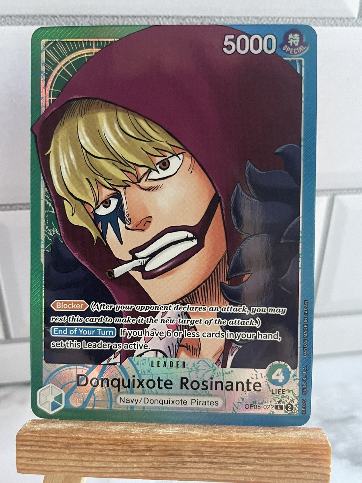 Donquixote Rosinante OP05-022 Alt Art Leader English NM Awakening of ...
