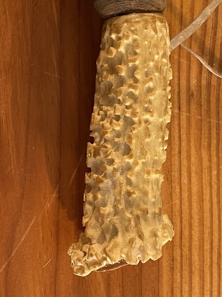 Antique Frontier Bowie Knife. Antler Handle. Blade 14" Plus. With ...