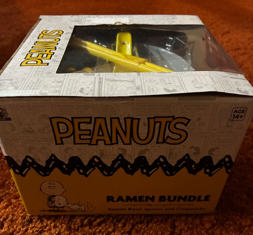 Peanuts Snoopy Ramen Bundle Ramen Bowl Spoon And Chopsticks for sale ...