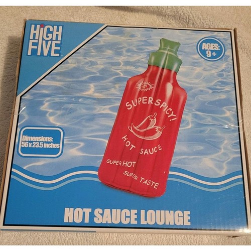 High Five Giant Inflatable Hot Sauce Swimming Pool Float 56" x 23.5 ...