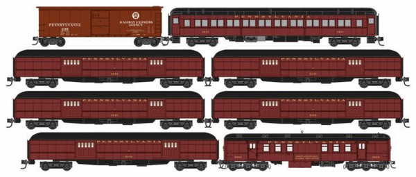 Micro-Trains MTL N-Scale Pennsylvania Railroad/PRR Mail Train Set ...