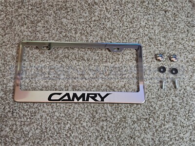 Camry Chrome Stainless Steel US/Canada License Plate Frame | eBay