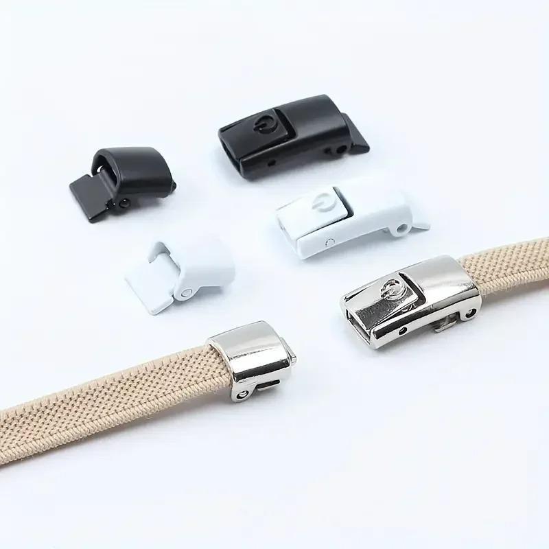 8mm No-tie Elastic Shoelaces Press Lock Flat Laces for Kids Adults ...