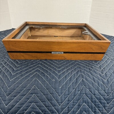 DUAL 1225 ORIGINAL WOOD PLINTH BASE WITH BOTTOM - EXCELLENT CONDITION ...