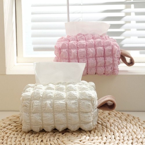 Cloth Ins Style Cream Puff Tissue Box Home Decoration | eBay