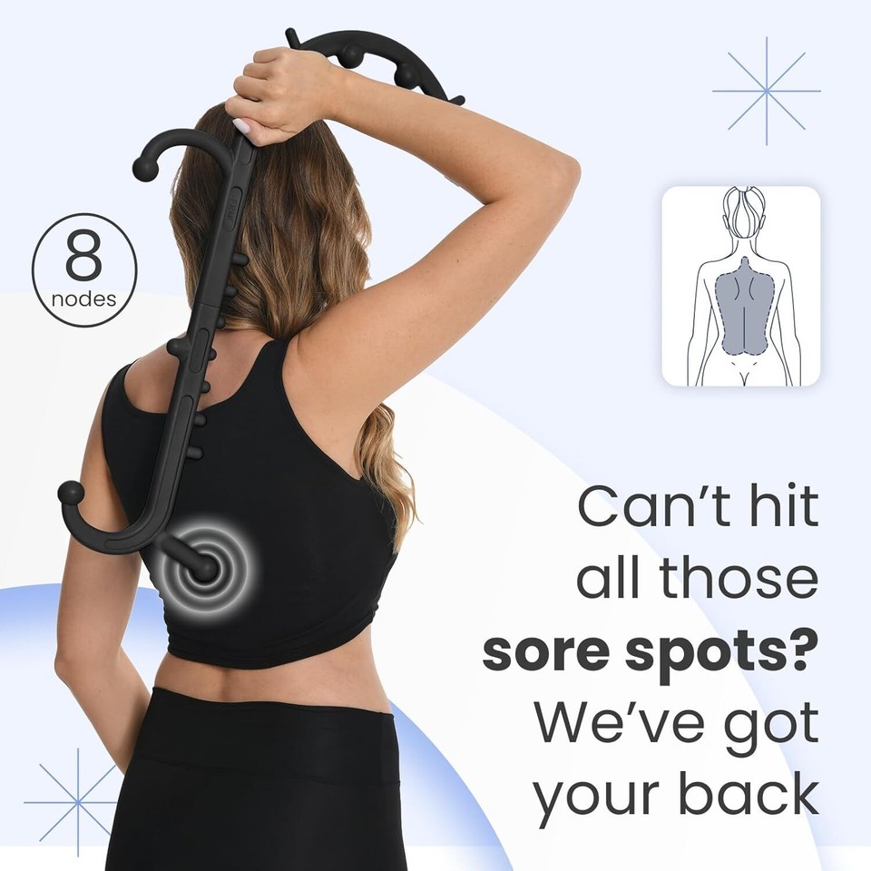 Thera Cane Deep Tissue Back & Neck Self Massager Stick Muscle Knot Pain ...