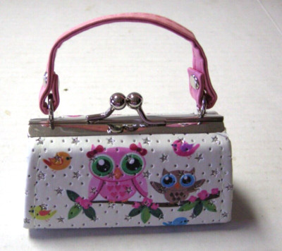 Mini Purse By Tic.Tok, Multicolor Owls & Birds, 3.75", Brand New | eBay