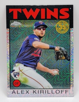 2021 Topps Update '86 Topps Silver Pack Rookie #86C-9 Alex Kirilloff RC ...