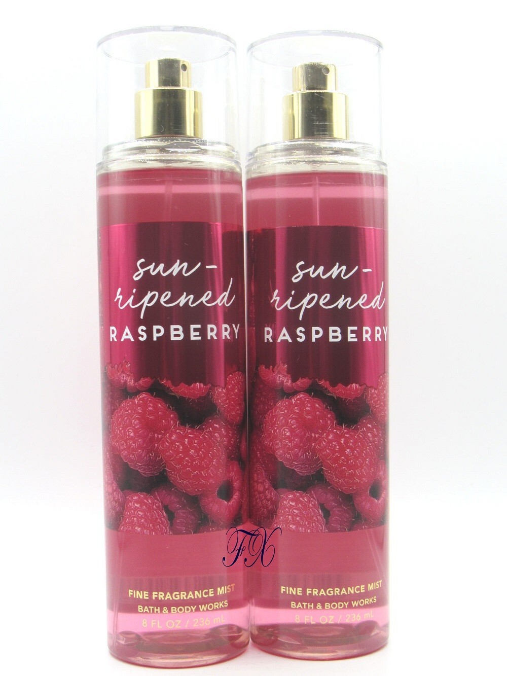 BATH & BODY WORKS SUN-RIPENED RASPBERRY BODY MIST SPRAY 8 FL OZ (LOT OF ...