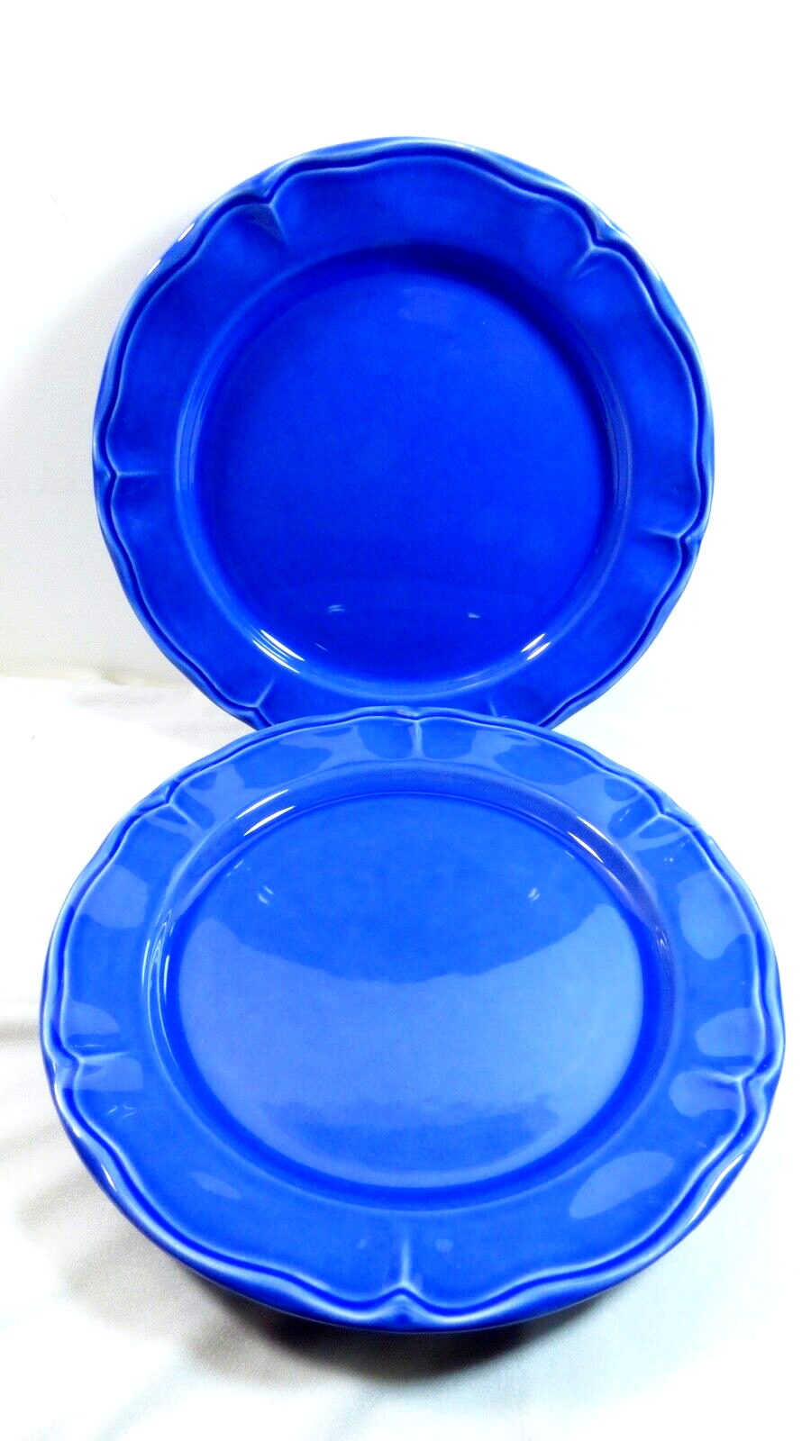 Lot of 2 Varages France Luberon Blue Dinner Plates 10 3/4" | eBay
