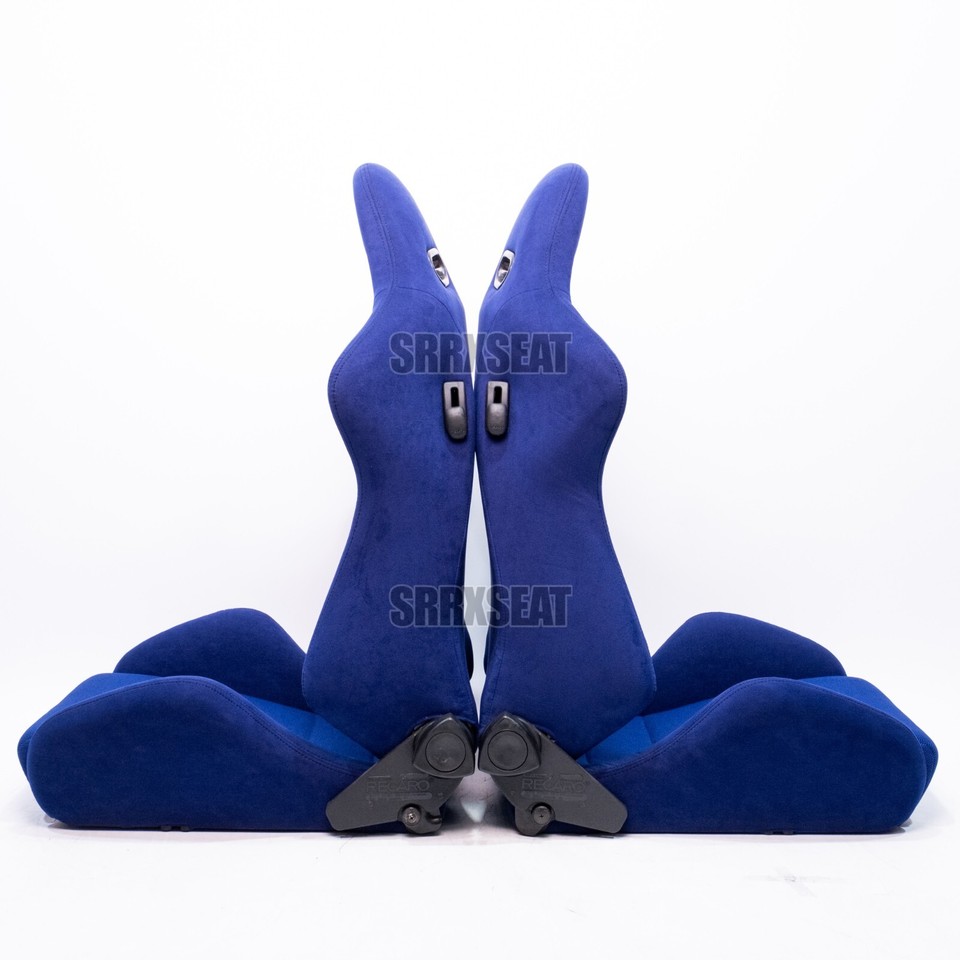 Recaro SR4 Integra DC5 Blue Faux Leather Seat Trim | Right | Integrated ...