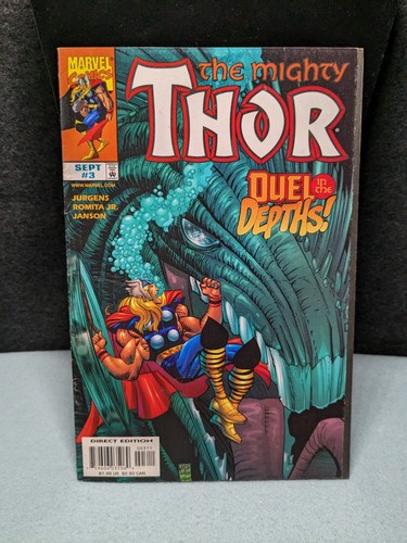 Thor v2 #3 Marvel 1998 VF+ Becomes Jake Olson! Sedna John Romita Jr ...