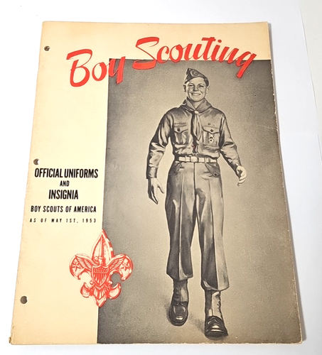 Boy Scouting Official Uniforms and Insignia May 01, 1953 Catalog Guide ...