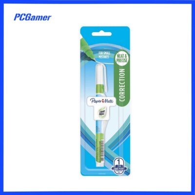 Papermate Liquid Paper Correction Fluid Pen Fast Dry 7ml Pen Blister ...