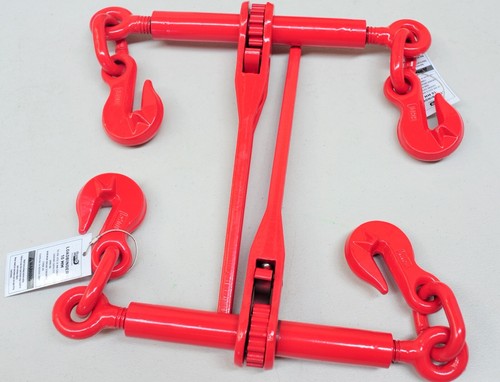 2X Ratchet Load Binder 10mm LC 6000kg Transport Chain Dog Binding Truck ...