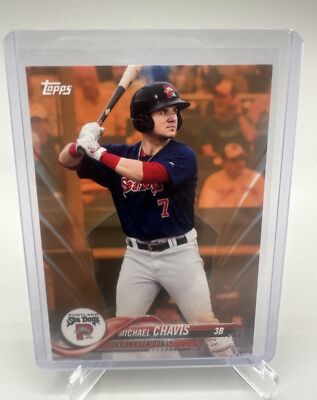 MICHAEL CHAVIS 2018 Topps Pro Debut OrangeParallel Card 111 #/25 Sea ...