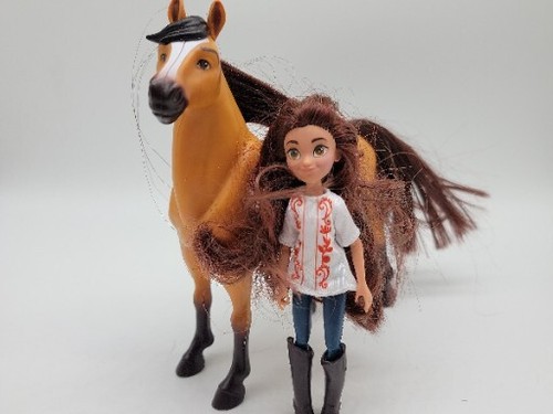 Dreamworks Spirit Lucky DollRiding Horse 7" Figure Brushable Hair 2019 ...