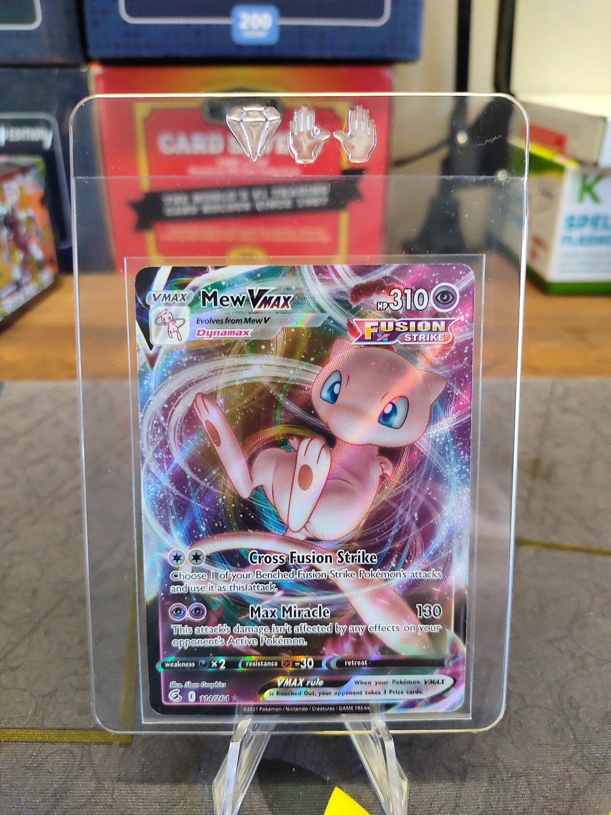 Mew VMAX 114/264/Ultra Rare Card - Pokemon TCG: Fusion Strike | eBay