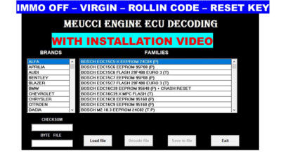 ECU software immo off ECU decoding immo reset virgin ecu multi-brand | eBay
