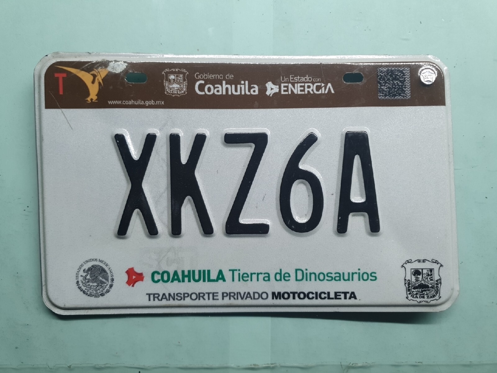 Coahila Mexico motorcycle license plate | eBay
