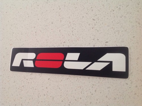 ROLA RACKS OFFICIAL STICKER, 225mm 4WD FORD MAZDA ARB TJM HONDA SPRINGS ...