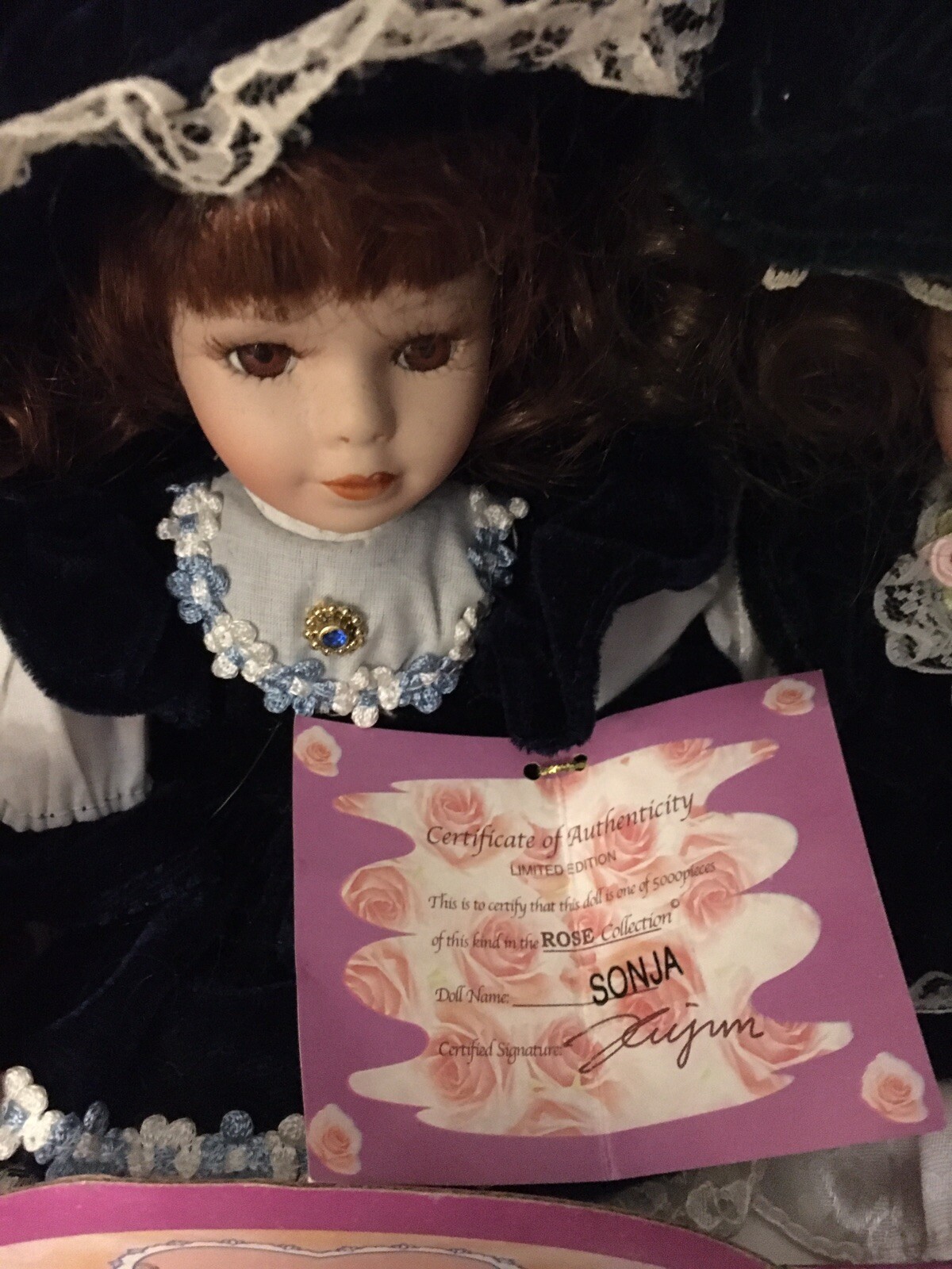 Victorian Rose Collection 1997 Limited Edition Genuine Porcelain Doll ...