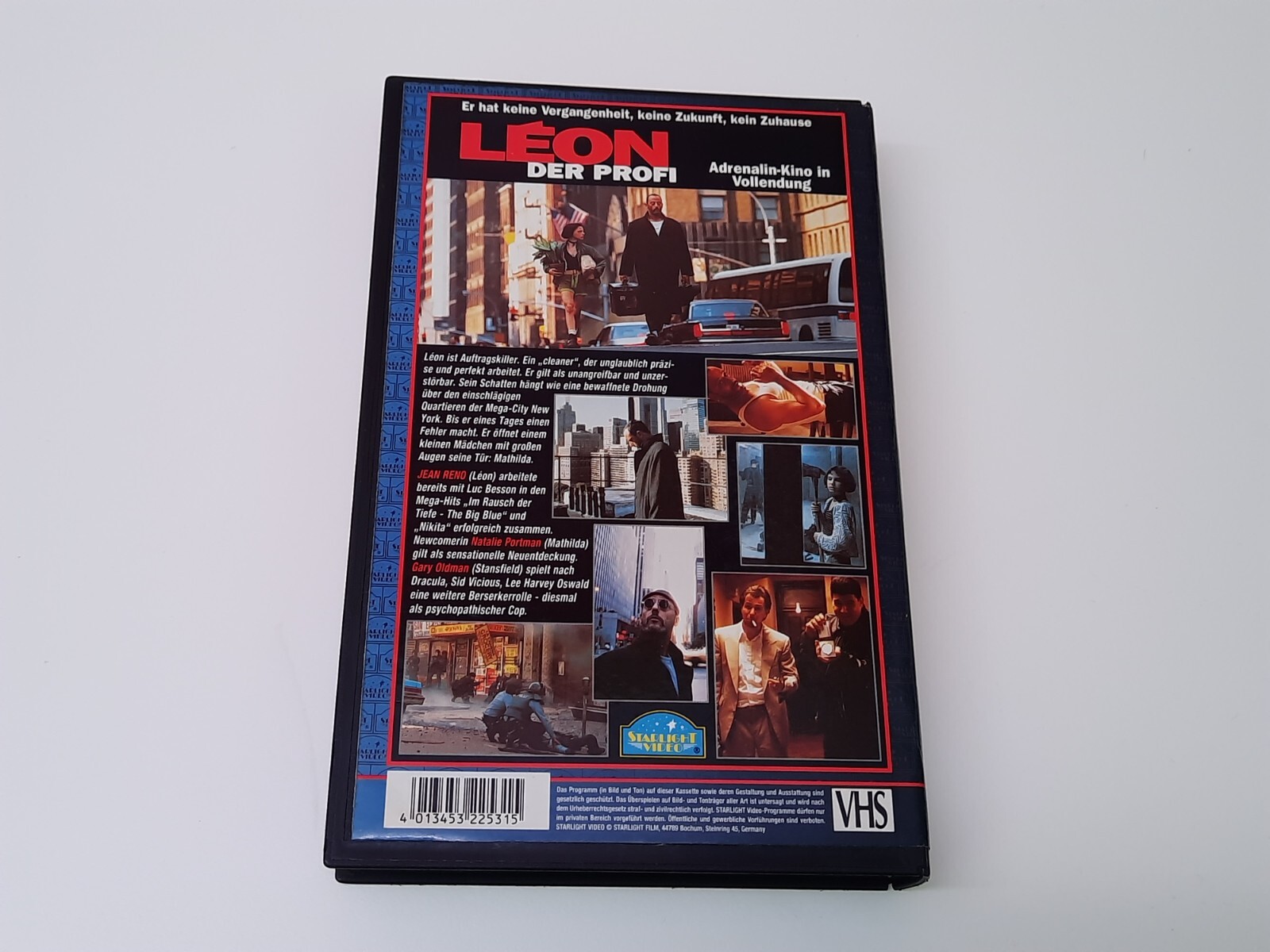 Leon - Der Profi 1994 VHS German PAL Starlight Video Jean Reno ...