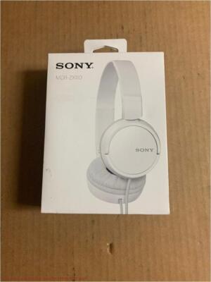 Sony ZX Series Wired On Ear Headphones - White (MDR-ZX110) 27242868823 ...