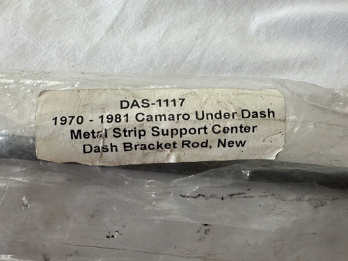 1970 - 1981 Camaro Under Dash Metal Strip Support Center Dash Bracket ...