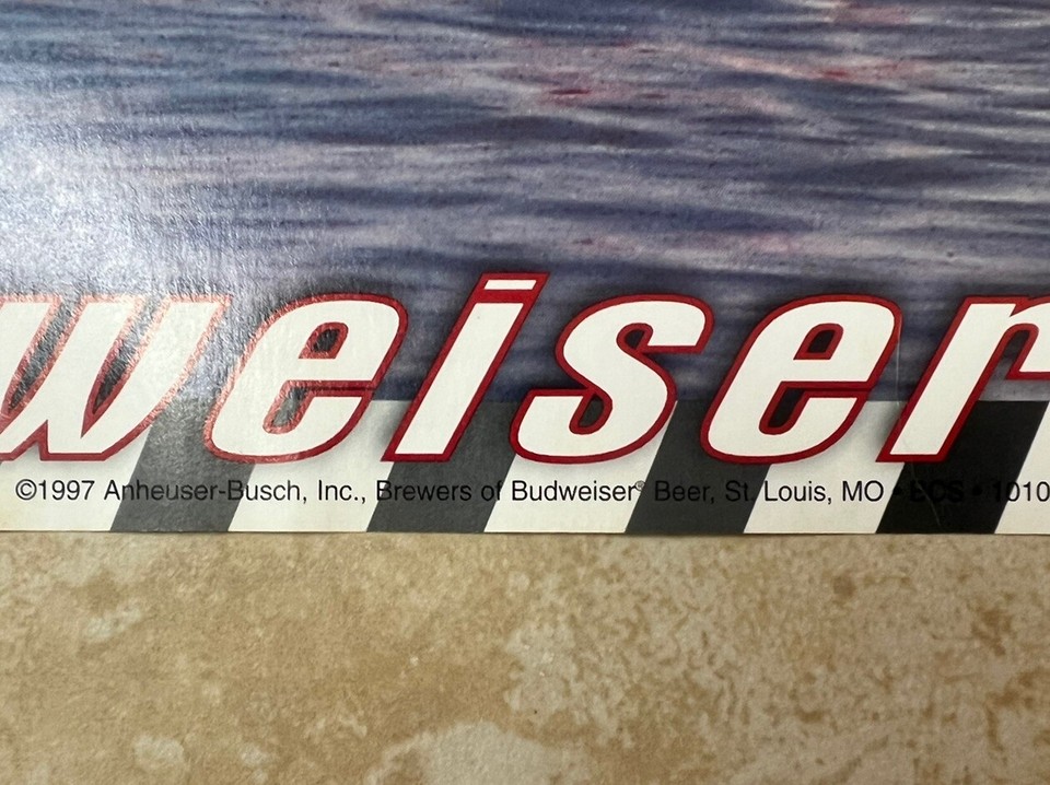 Budweiser - Vintage (1997)Bernie Little Miss Budweiser Hydro Poster | eBay