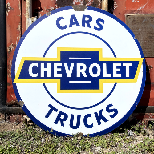 30in Chevrolet Cars and Trucks Vintage Style Sign Repop Advertising | eBay
