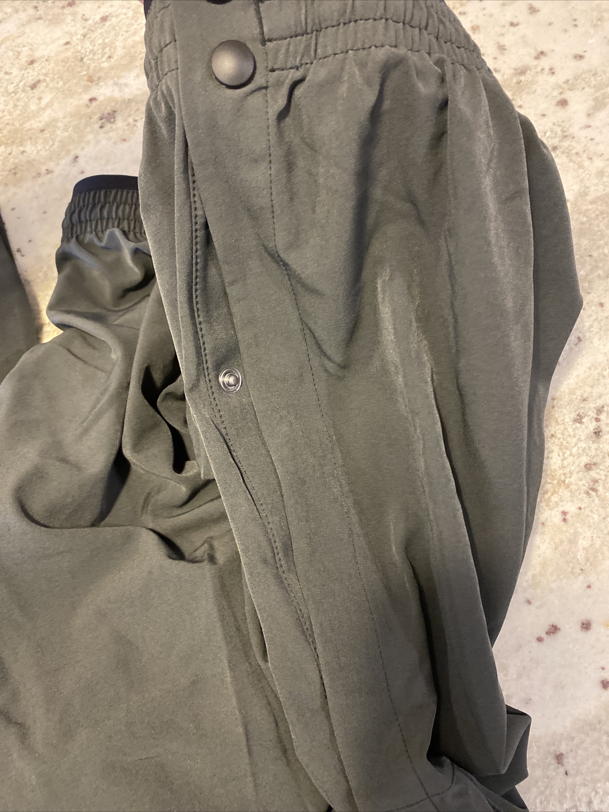 Nike Mens NBA Gatorade Player Issue Snap Bottom Pants Grey 2XL Tall ...