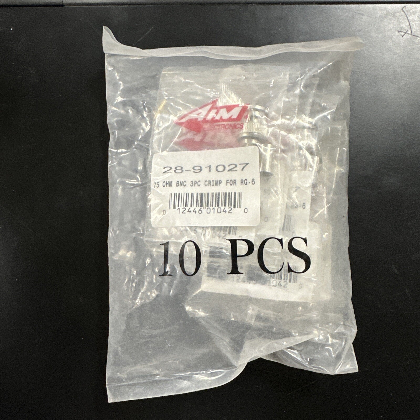 Canare Bcp-c4f, 75 Ohms Crimp Bnc Connectors, 10 Pcs. for sale online ...