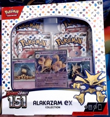 Pokémon TCG: Scarlet & Violet-151 Alakazam ex Collection Booster Box ...