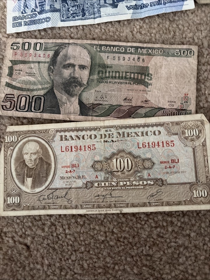 LOT OF 20 BANK NOTES MEXICO MIXED | eBay