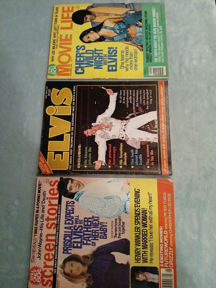 Lot Of Eight-1976 Elvis Presley Magazines | eBay